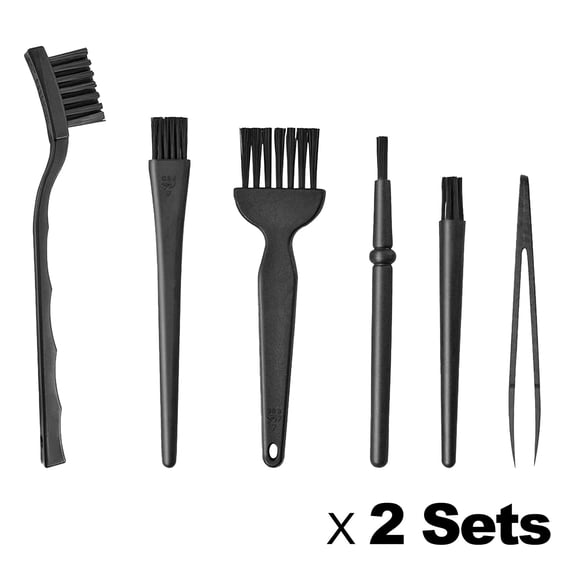 12 Pcs Small Cleaning Brushes for Tight Spaces, Anti-Static Nylon ...
