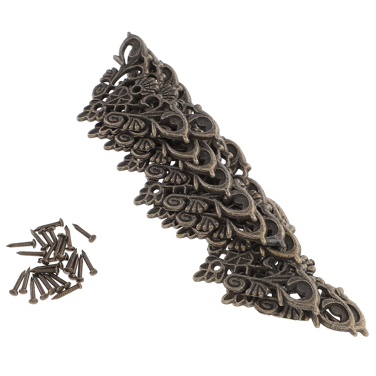 12pcs Retro Corner Protector DIY Metal Zinc Alloy for Photo Frame ...