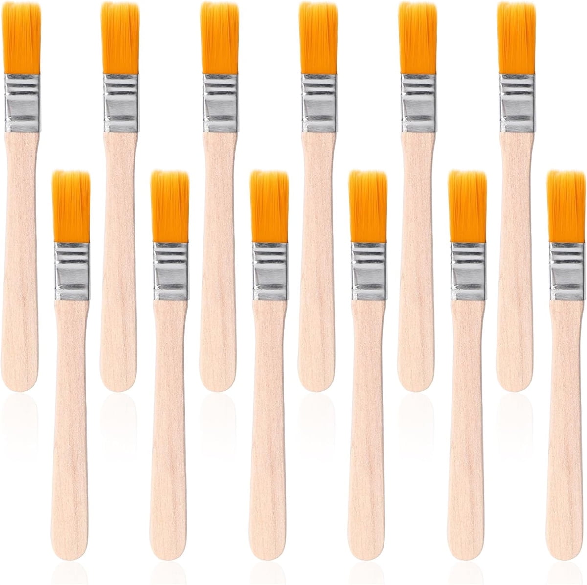 12 Pcs Small Paint Brush,5 Inch Trim Painting Tool,Soft Paint Brush ...