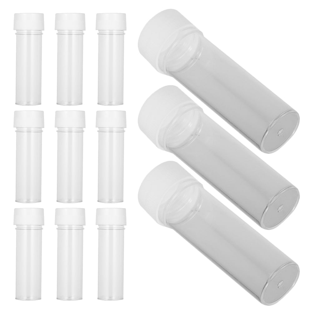 12 Pcs Small Plastic Sample Containers with Screw Lids, Transparent ...