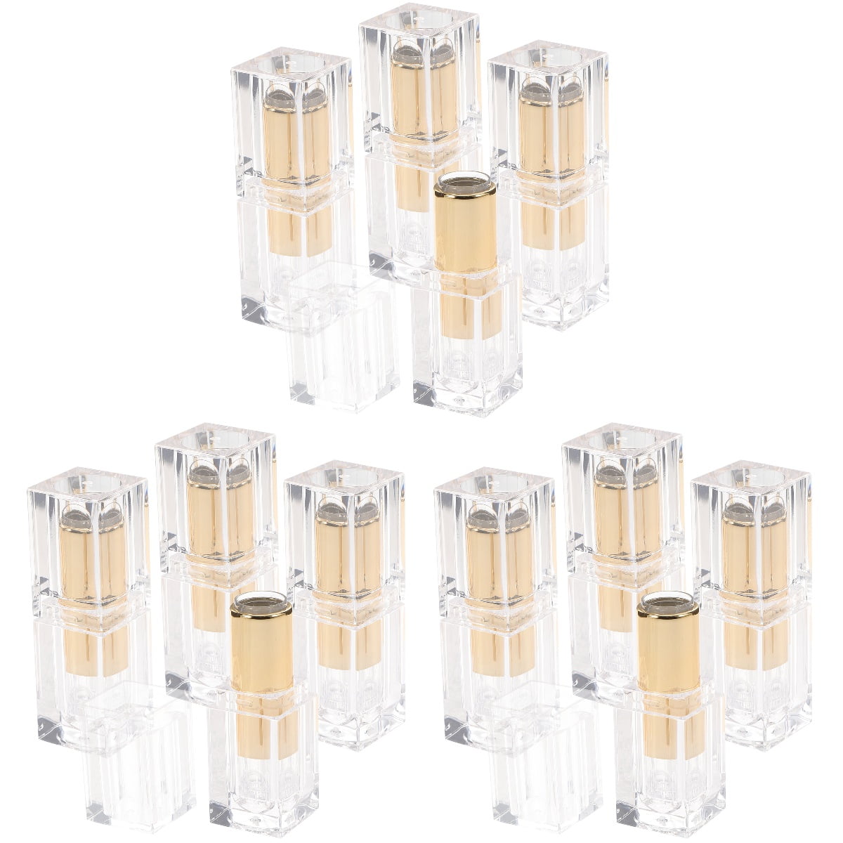 12 Pcs Small Portable Self-made Lipstick Storage Containers Lipstick ...