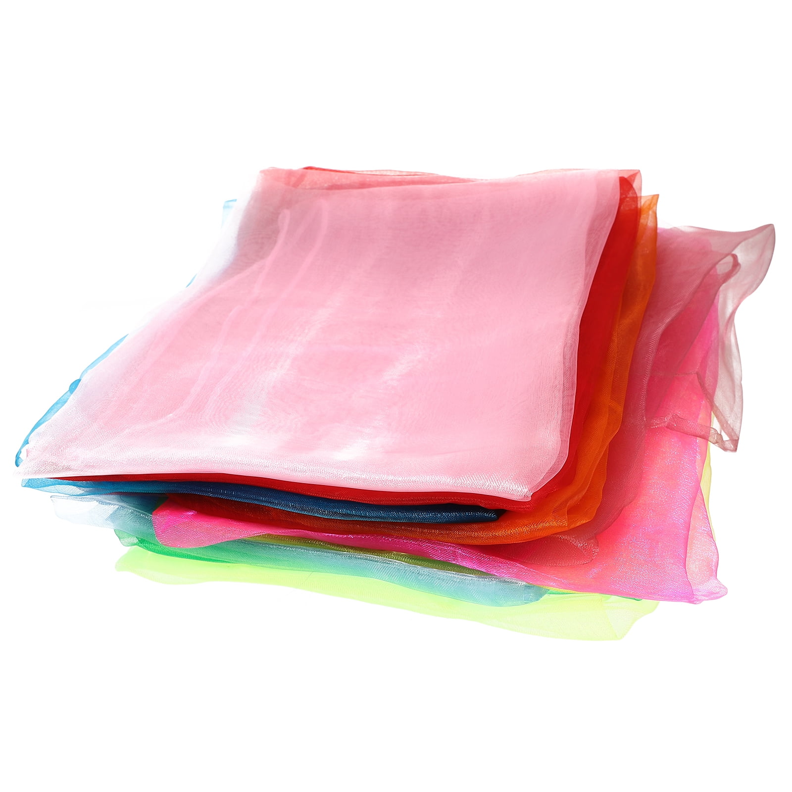 ifundom Scarves Bulk Dance Scarves Light Blue 12Pcs 23.6x23.6in ...