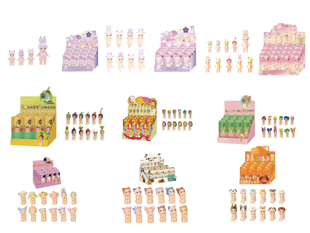 12 Pcs Sonny Angel Hippers Cat Life Series, Mini Figure/Limited Edition ...