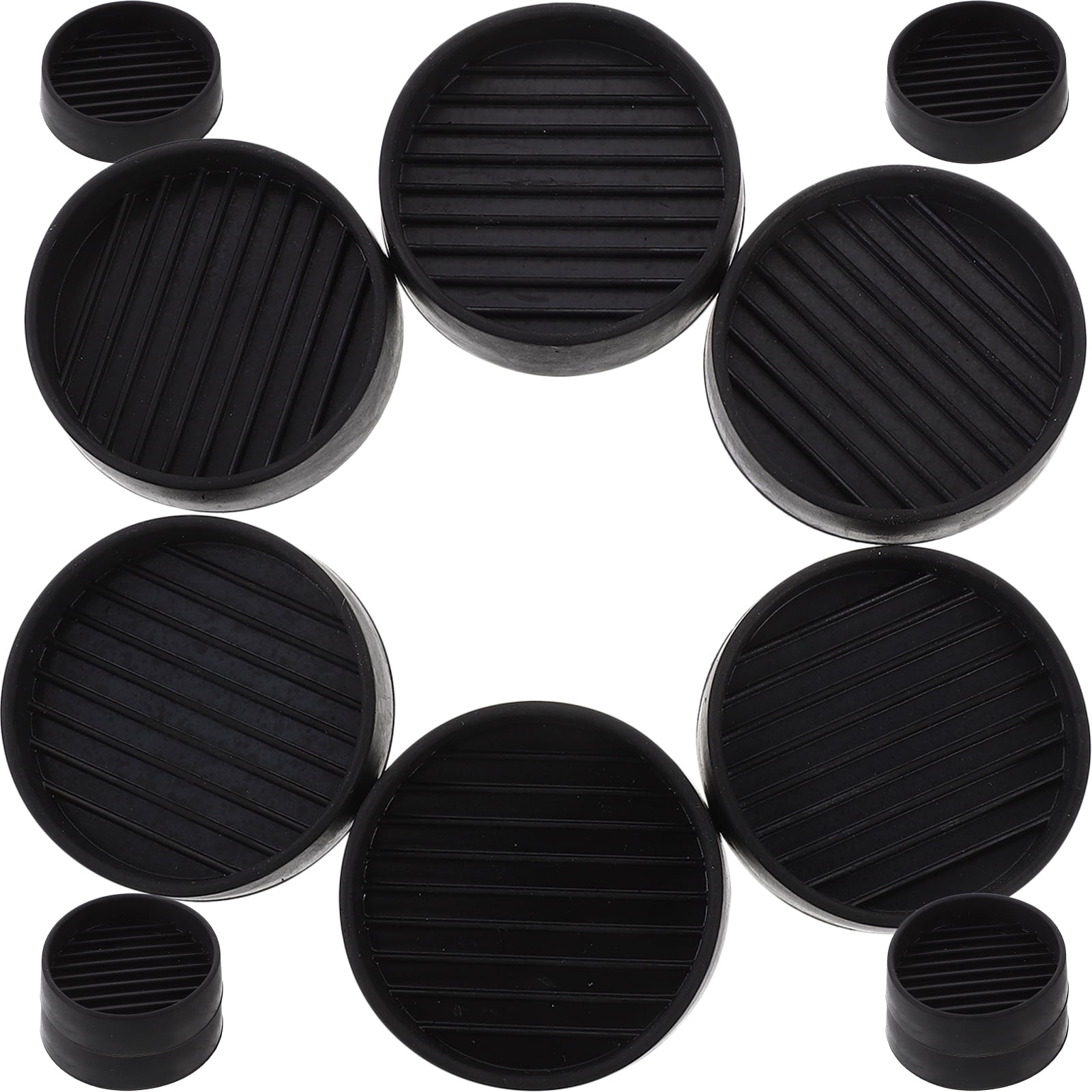 12 Pcs Spinning Wheel Tile Floor Caster Cups Furniture Feet - Walmart.com
