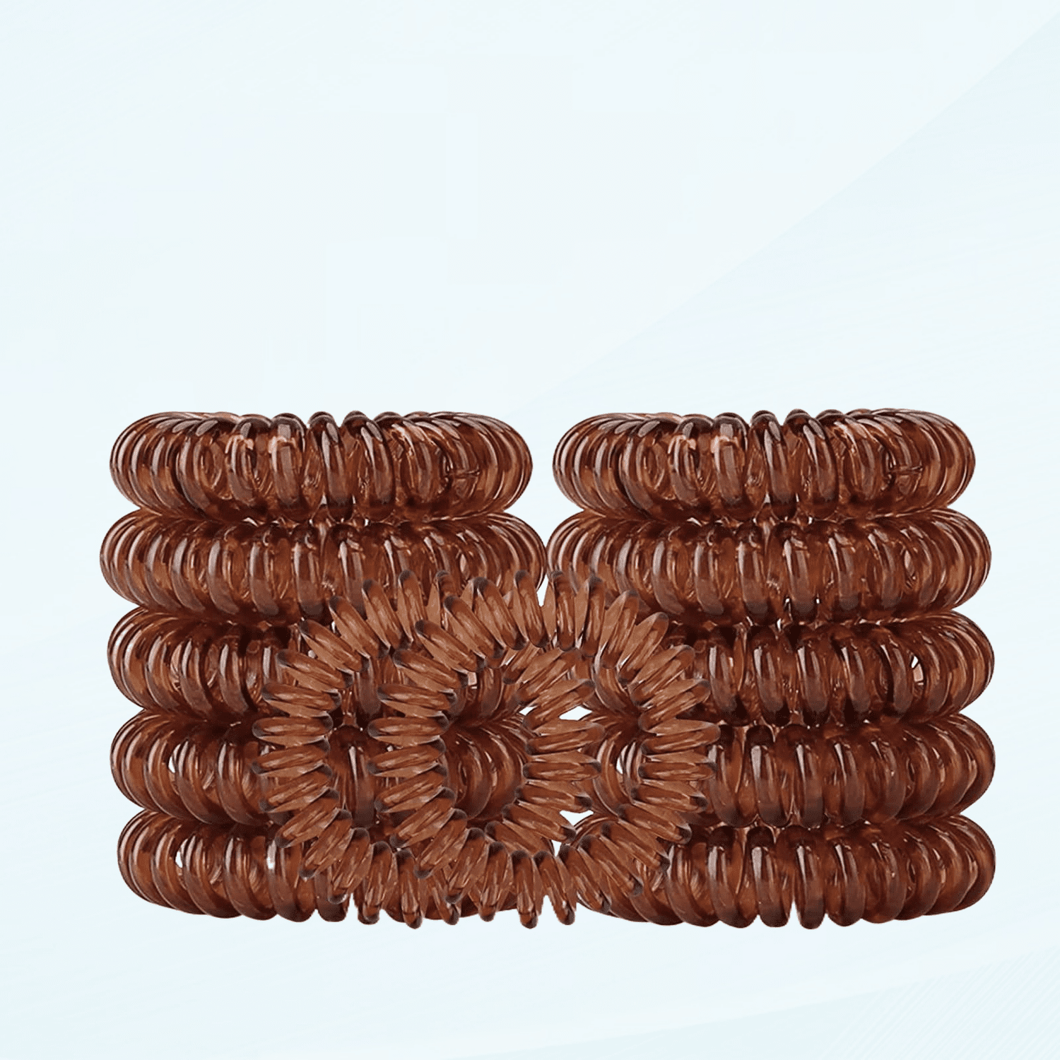 12 Pcs Spiral Hair Ties Telephone Wire Hair Ties For Women Ponytail ...