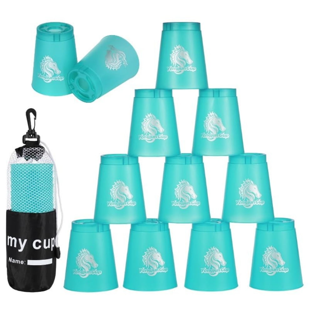 12 Pcs Sport Stacking Cups, Speed Training Game for Challenge ...