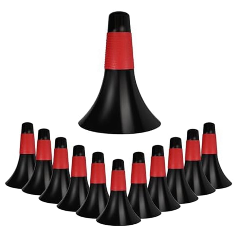 12 Pcs Sports Training Cones 9 Inch Agility Plastic Skating Marker ...