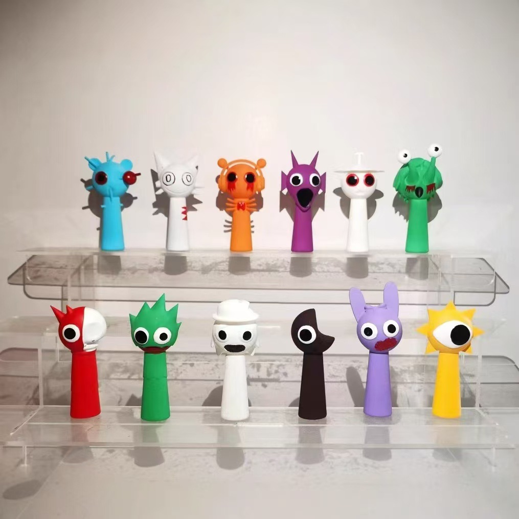 12 Pcs Sprunki Toy Mystery Box Incredibox Sprunki Toys Blind Box: The ...