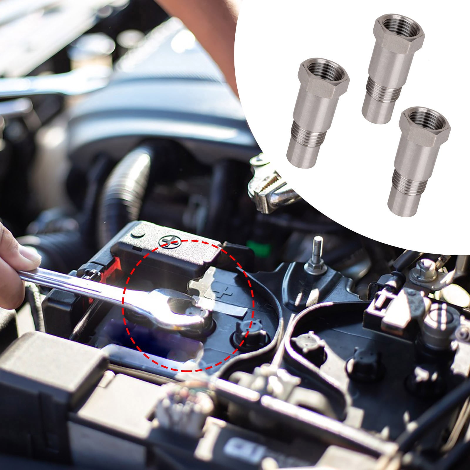 12 Pcs Stainless Steel Extension Pipe Fitting, Car Cooling Water ...