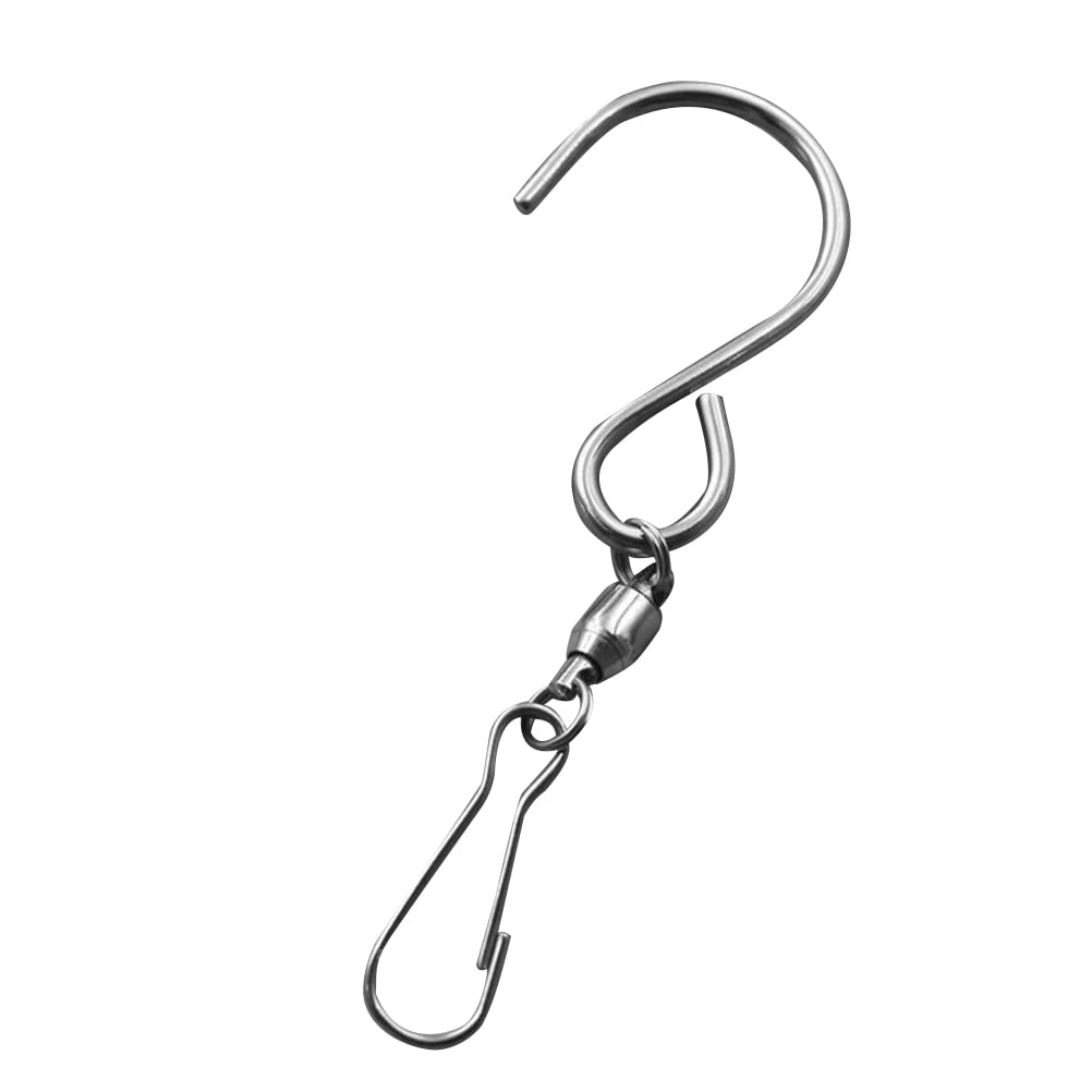 12 Pcs Stainless Steel Hook Pothook Aeolian Bell Hooks Hangers Rotating ...