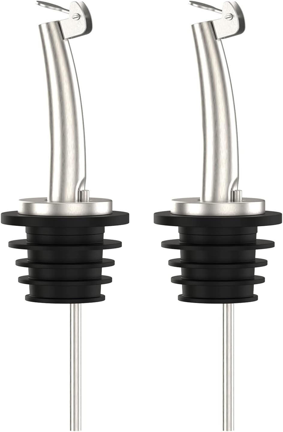 12 Pcs Stainless Steel Oil Spout Liquor Pourers Bottle Spout Speed ...