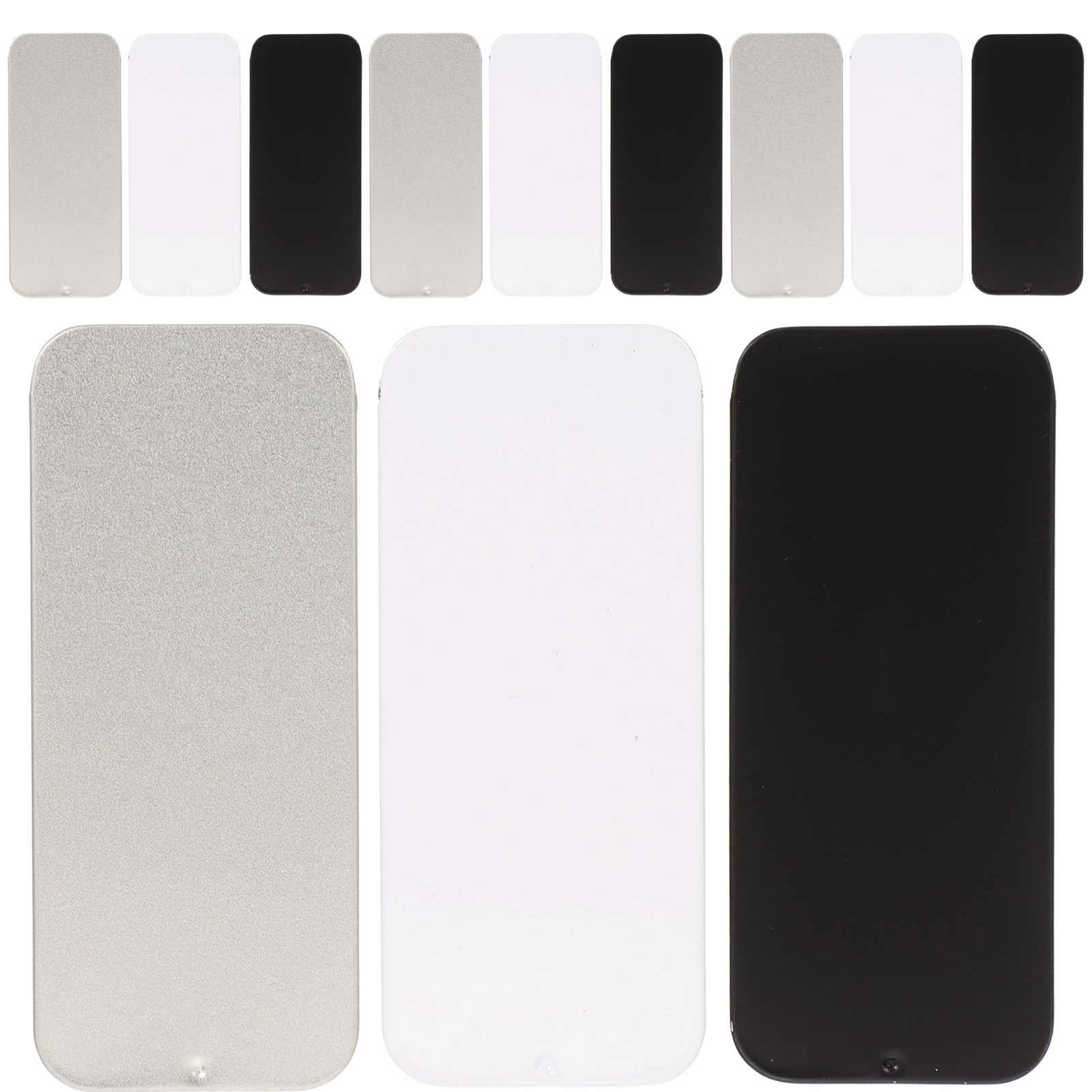 12 Pcs Storage Mini Iron Box Small Boxes Closet Organizers Candy Jars ...