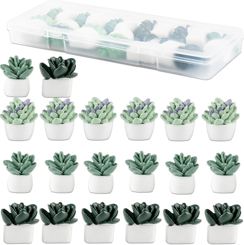 12 Pcs Succulent Magnets for Locker, Fridge Magnets Cute, Office Desk ...