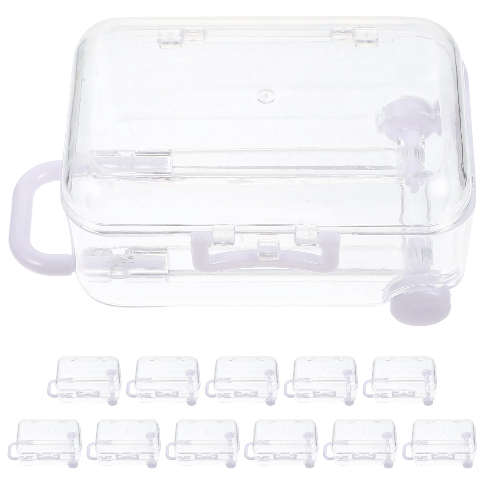 12 Pcs Suitcase Boxes Bags Trolley Wedding Candies Gift Mini Candy ...