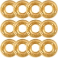 12 Pcs Summer Swim Rings with Glitter Fun Inflatable Pool Float Round ...