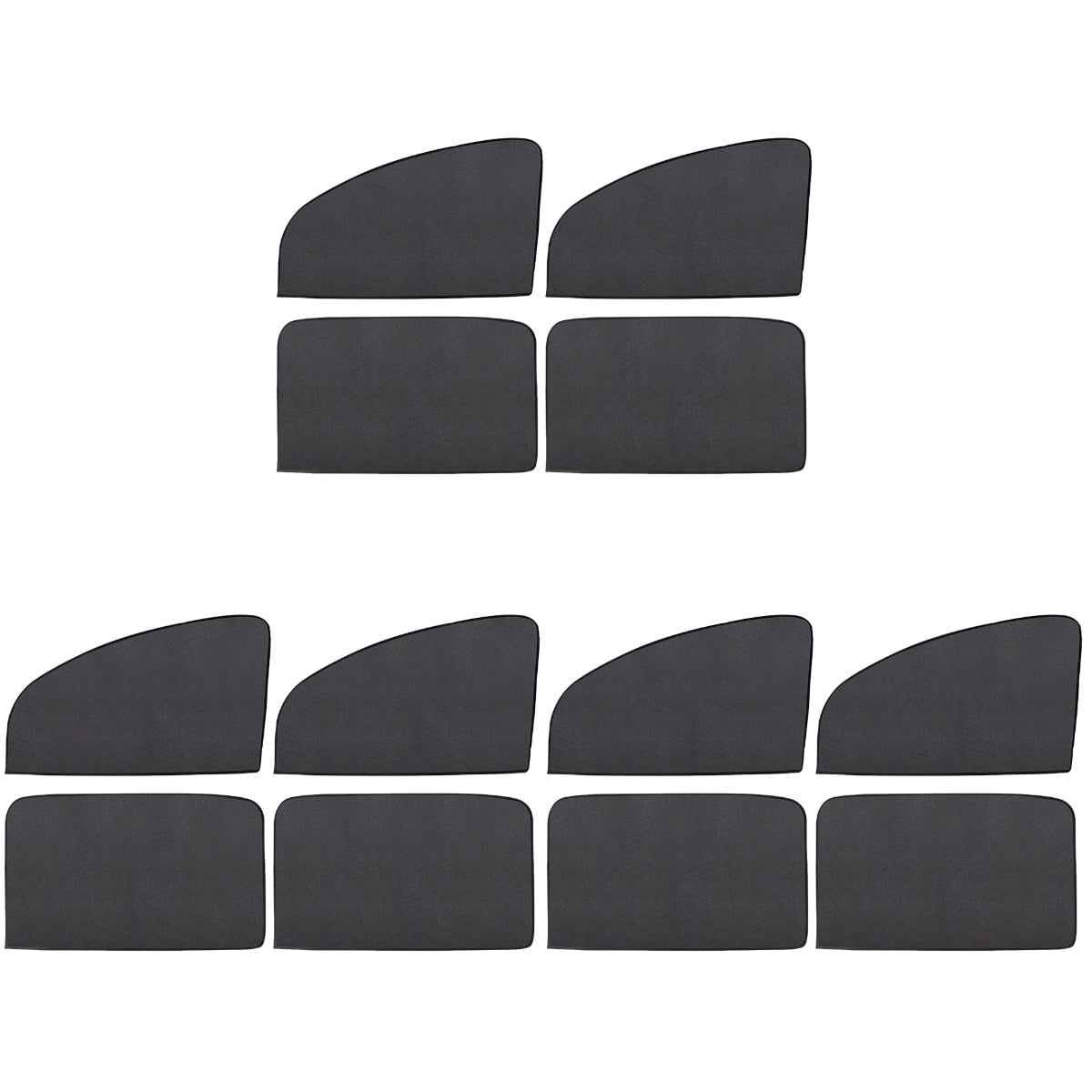 12 Pcs Sun Shade Magnetic Blinds Semi Sheer Curtains Car Window for ...