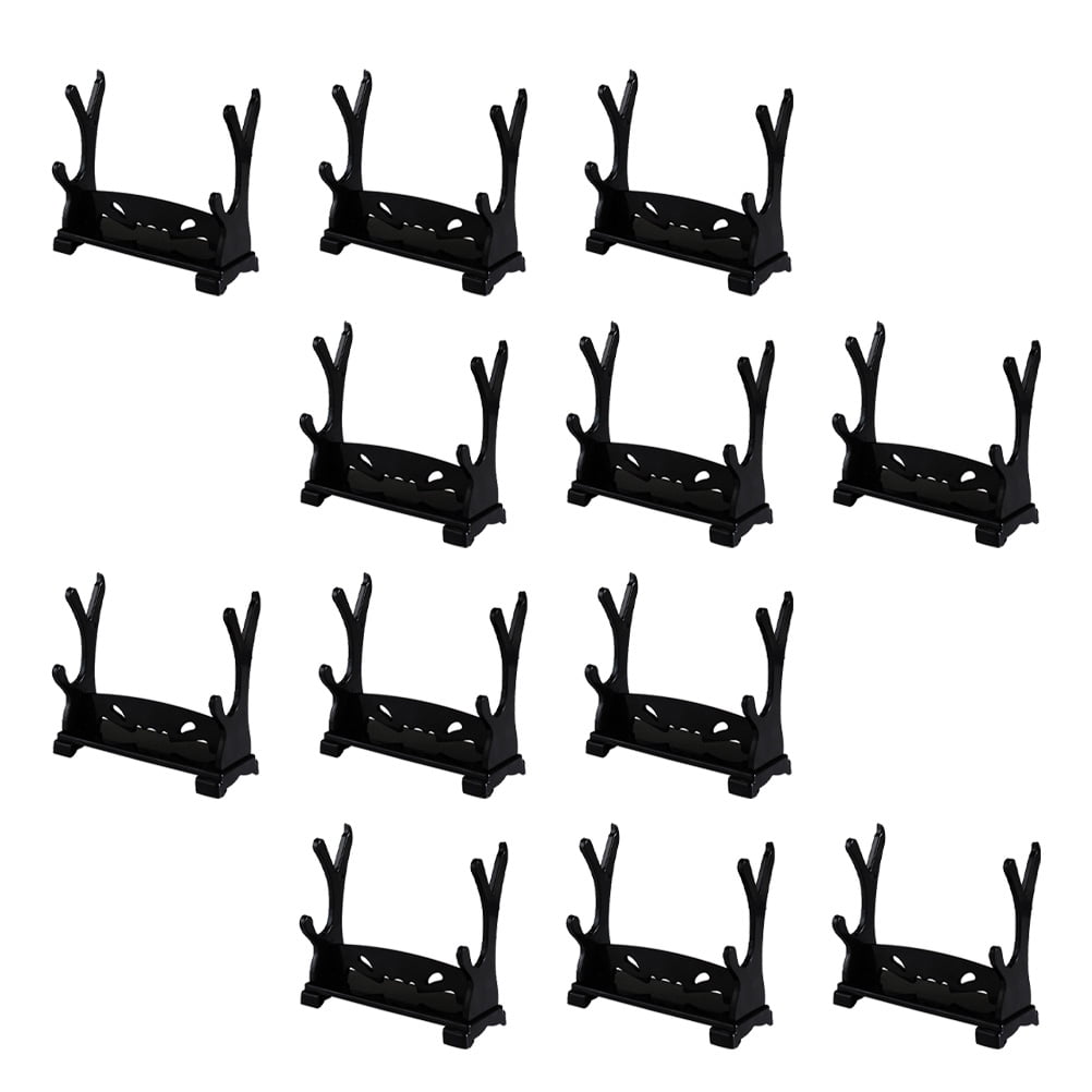 12 Pcs Sword Display Stand Shelves Wall Mounted Clothing Rack Toy Model ...