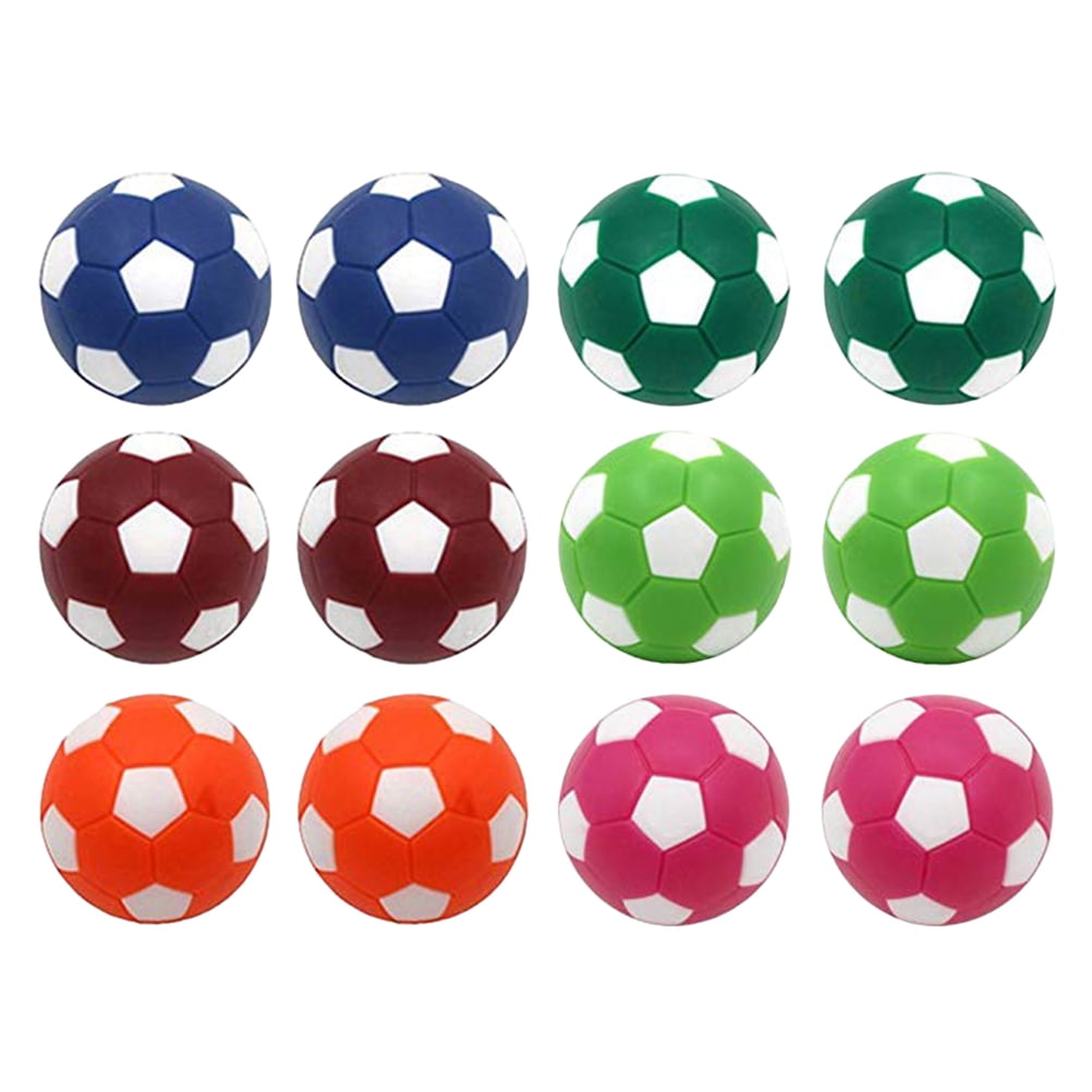 MEIBUTYUP Table Soccer Balls Assorted Color for Decor Premium Durable ...