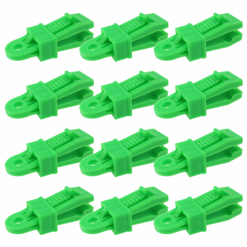 12 Pcs Tarp Clips Heavy Duty Lock Grip Clamps Thumb Screw Tent Clip ...