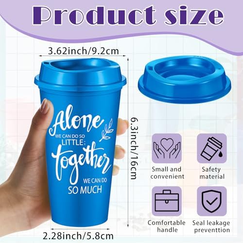 12 Pcs Team Appreciation Cups Employee Thank You Gifts 16 oz Reusable ...