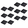 12 Pcs The Dish Drip Tray Flower Pot Black Plant Planter Plastic ...