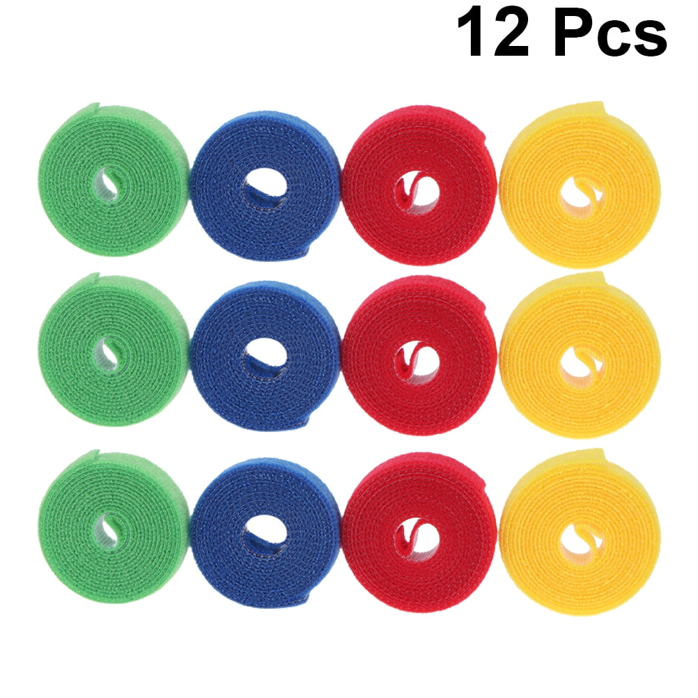 12 Pcs Tie Wire Organizer Reusable Fastening Cable Ties Fastening Belt ...