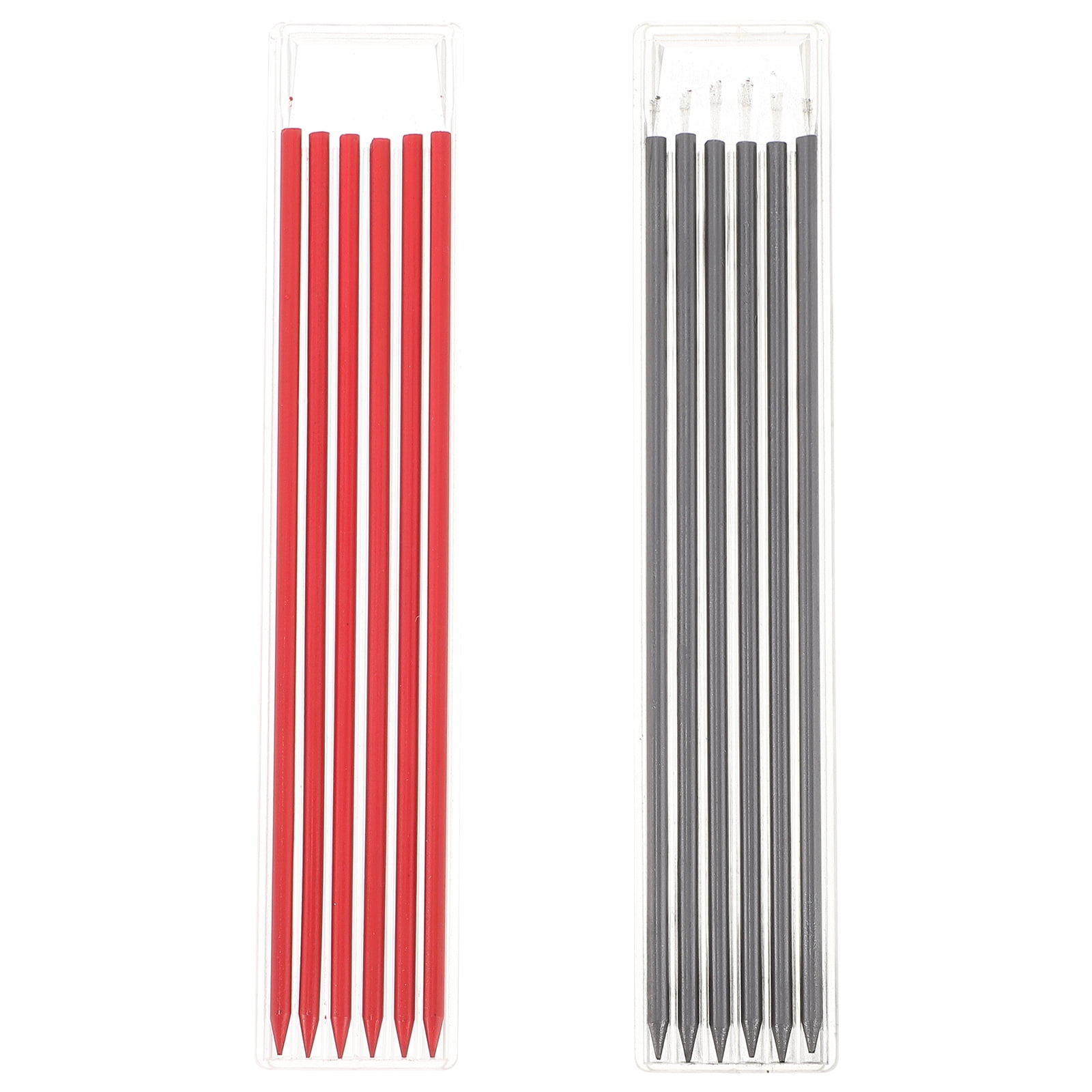 Brandonz 12Pcs Carpenter Mark Pencil Refills Deep Hole Mechanical ...