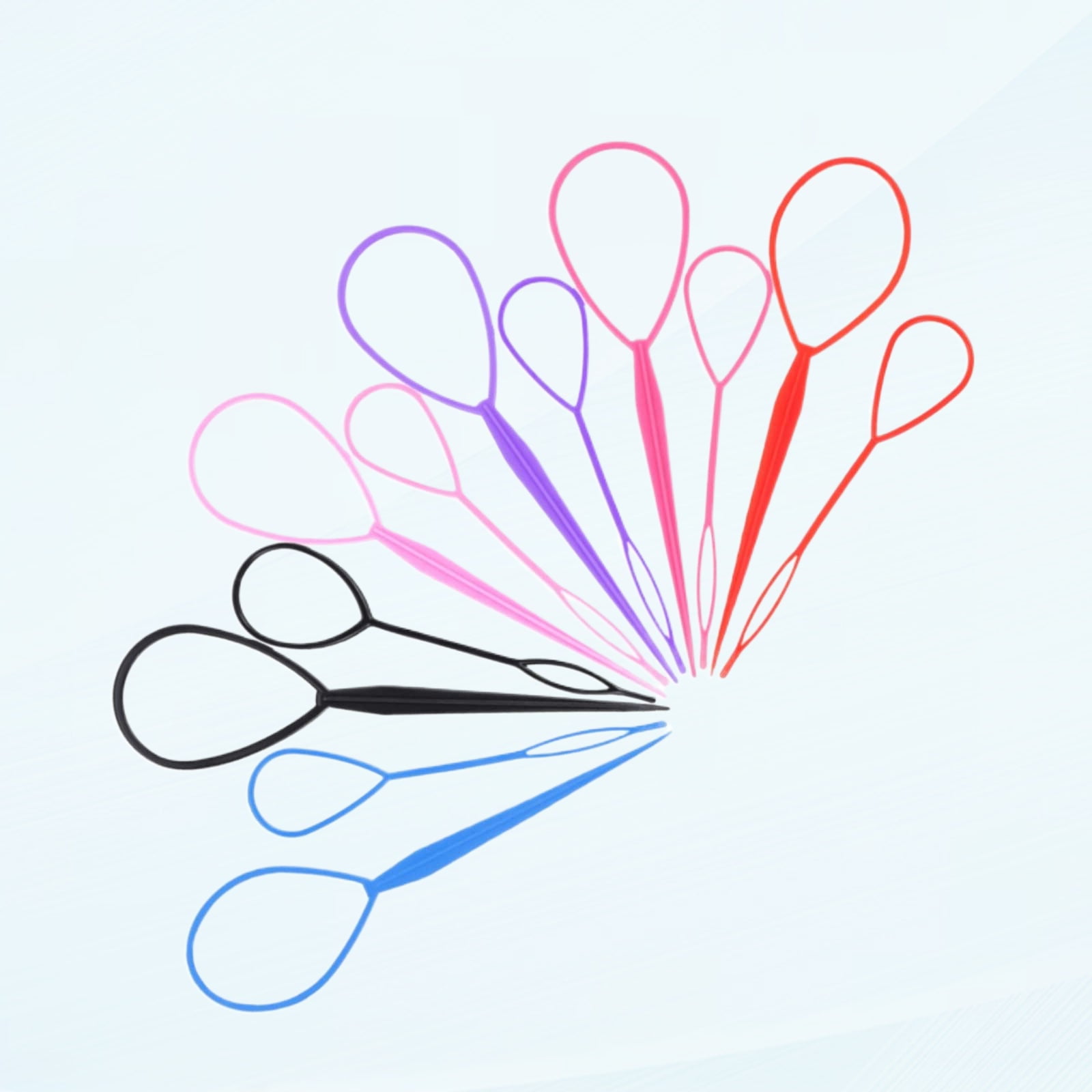 12 Pcs Topsy Tail Hair Tool for Women Girls, Quick Hair Bending Tool ...