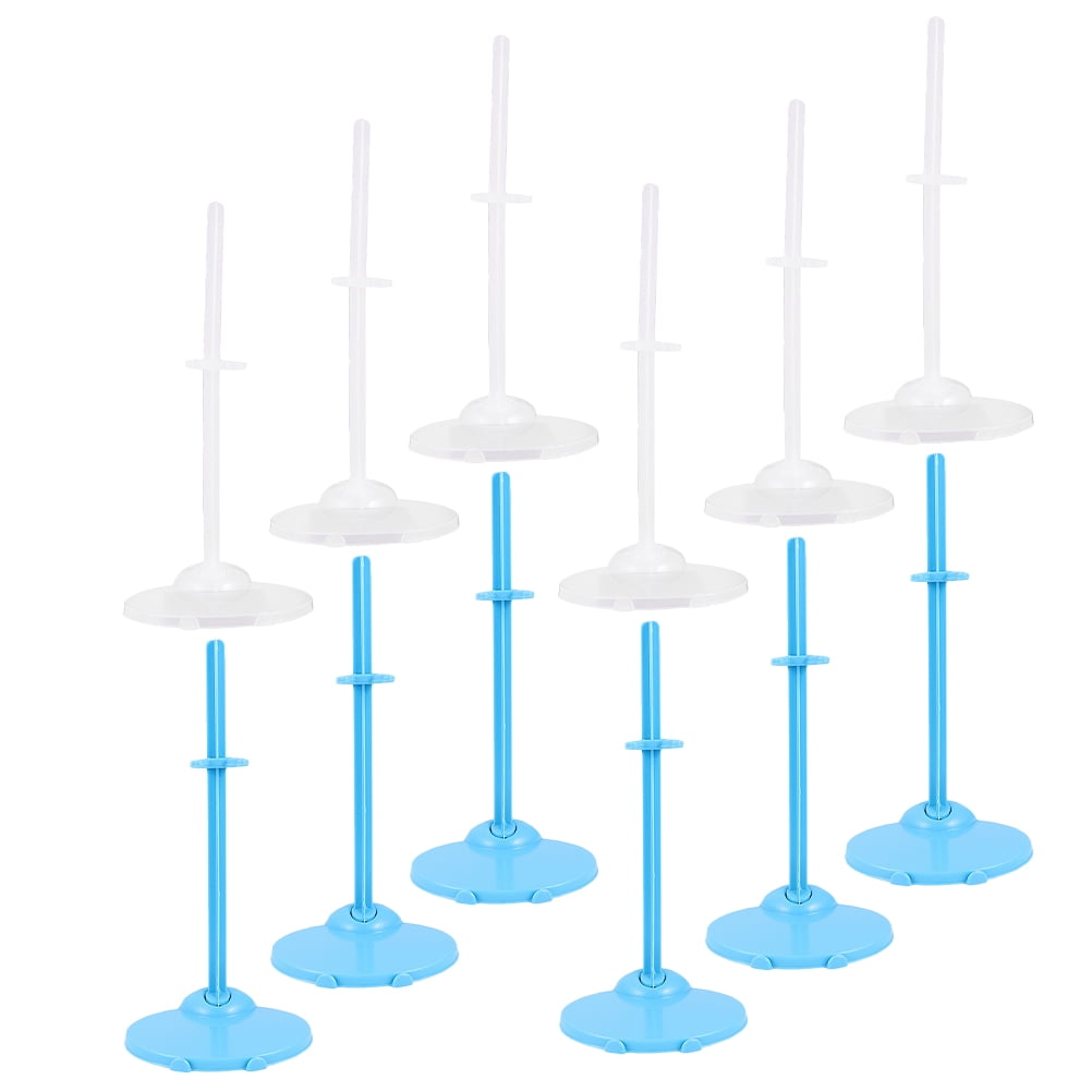 12 Pcs Toy Display Stand Baby Doll Games Figures Stands Action Holder ...