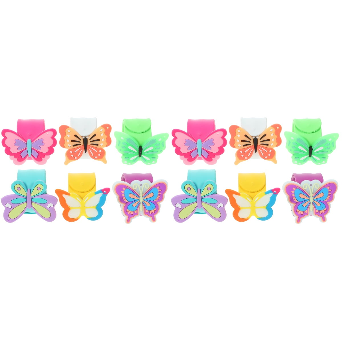 12 Pcs Toys for Girls Childrens Slap Bracelets Birthday Present Party ...