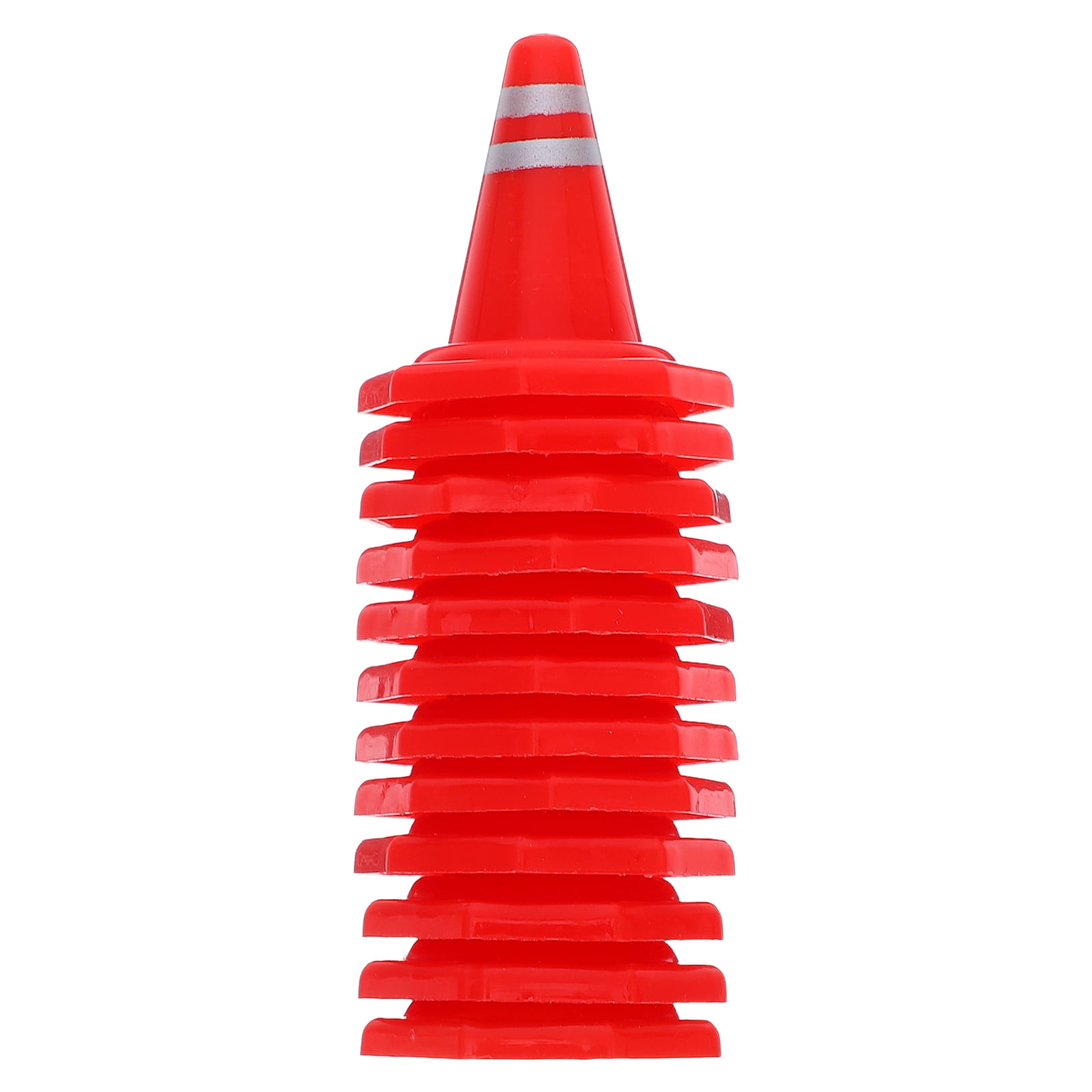 12 Pcs Traffic Sign Model Cone Barrier Cones Toy Child Baby Red ...