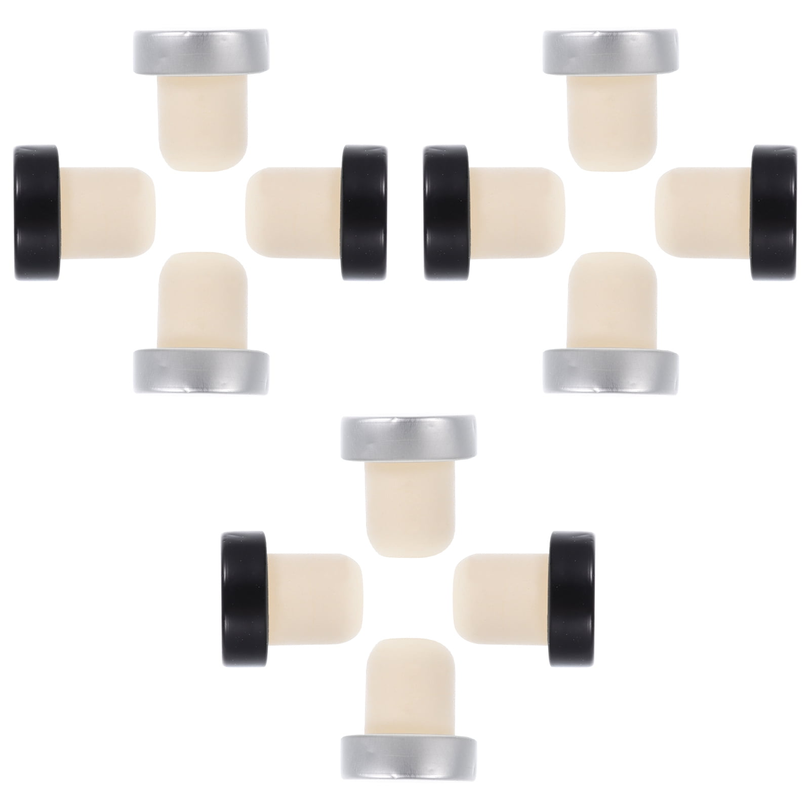 12 Pcs Polymer Cork Stopper Beverage Bottle Stoppers - Walmart.com