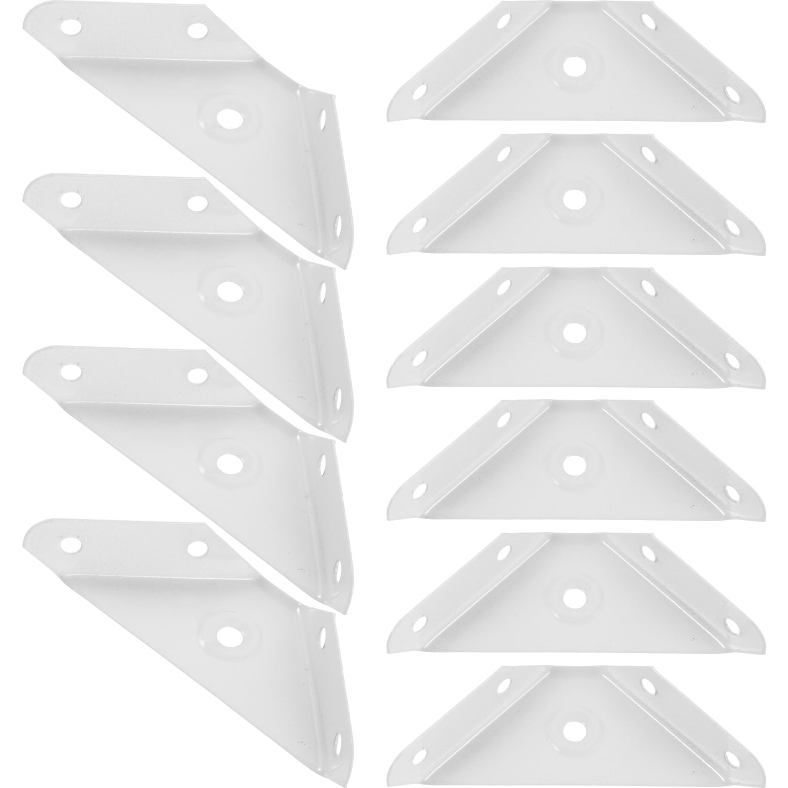 12 Pcs Universal Angle Iron 12pc (white Small Bed Corner Brace) Three ...