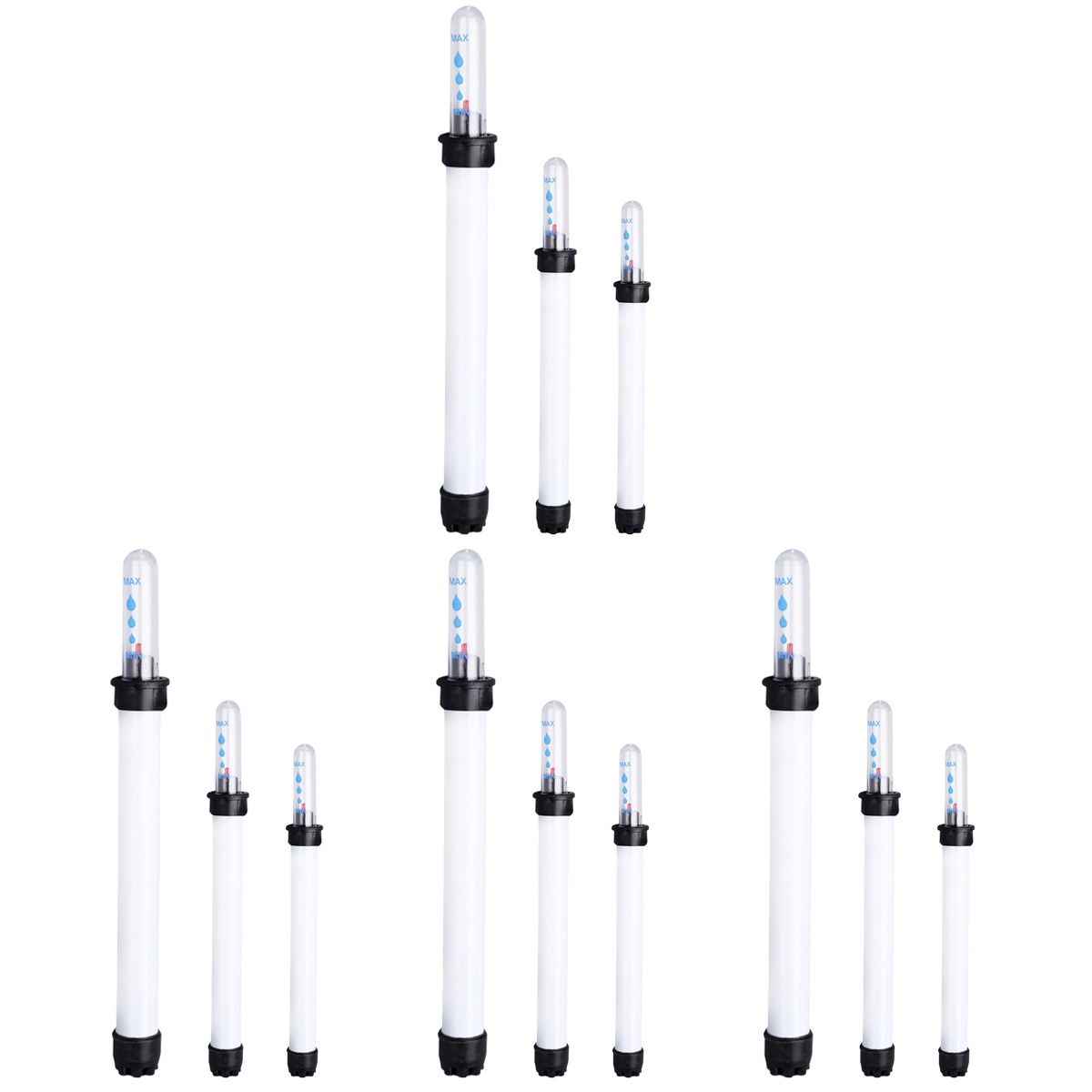 12 Pcs Water Level Indicator Indoor Plant Oxygen Sensor Scale Reminder ...