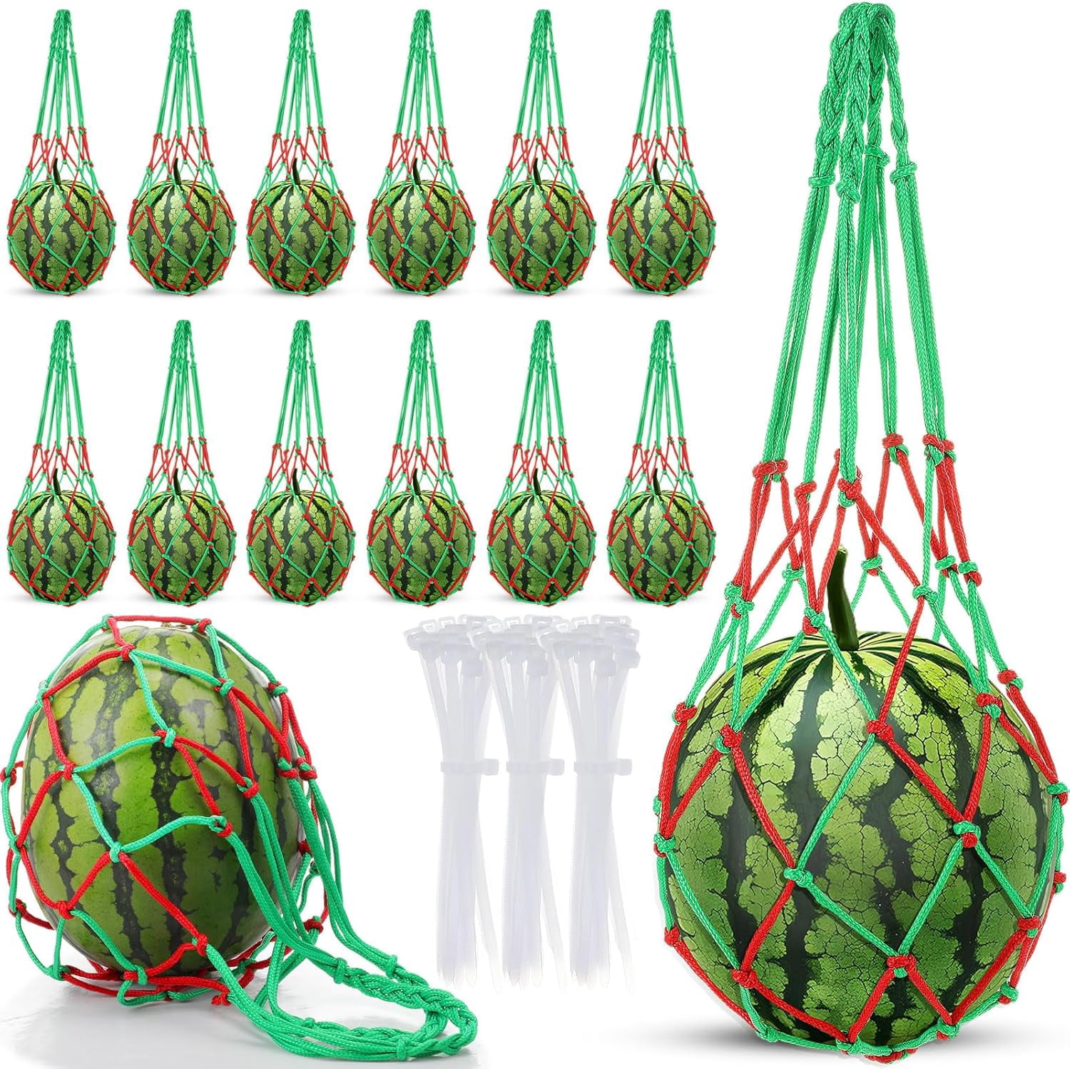 12 Pcs Watermelon Net Melon Hammock Melon Cradle Plant and Garden ...