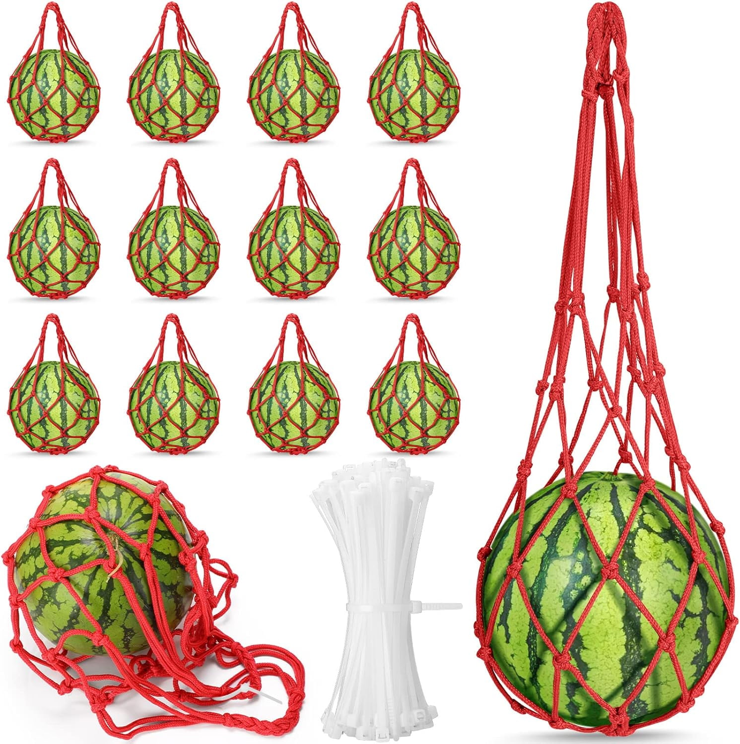12 Pcs Watermelon Net Melon Hammock Melon Cradle Plant and Garden ...