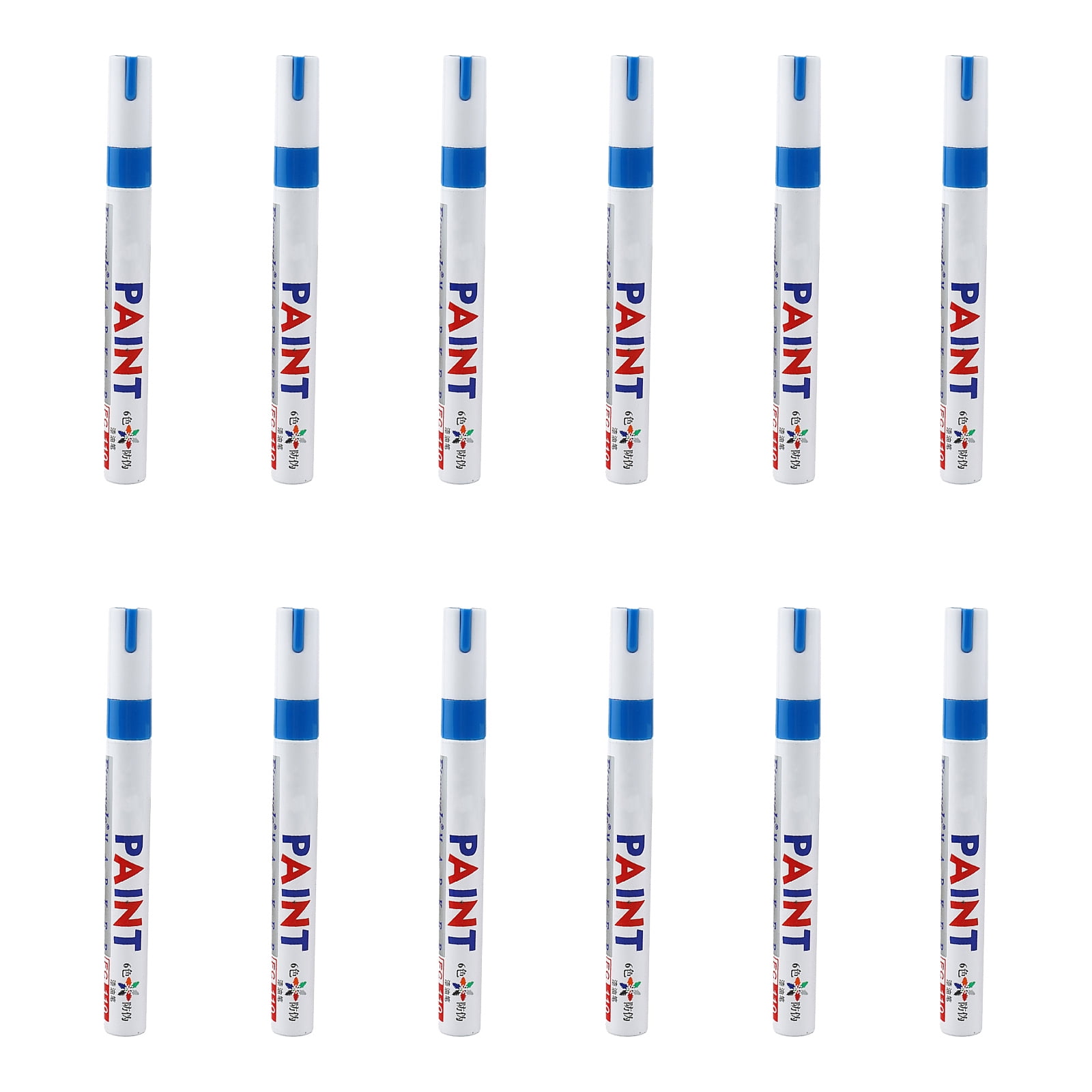 12 Pcs Waterproof Marker Gold Permanent Markers Quick-Drying Paint ...