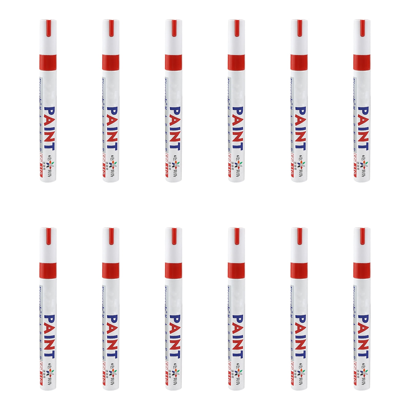 12 Pcs Waterproof Marker Gold Permanent Markers Quick-Drying Paint ...