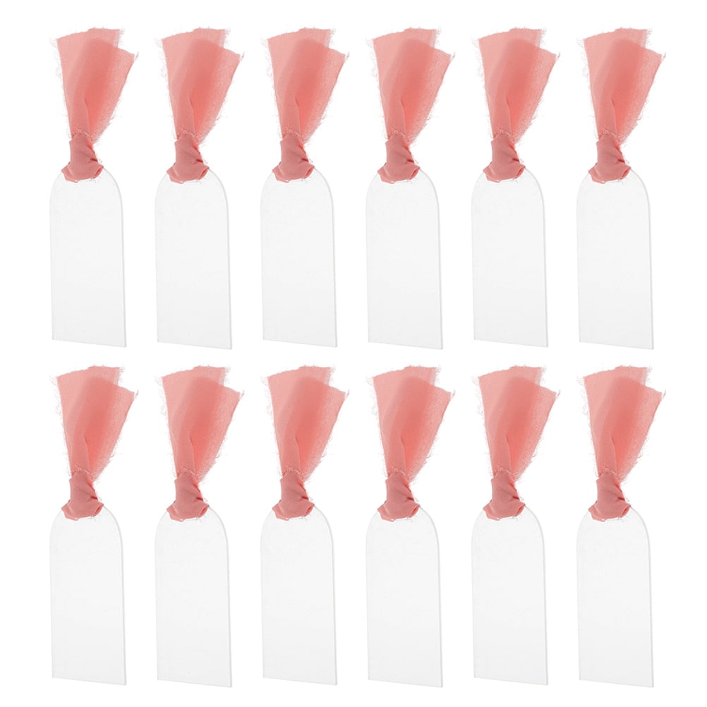 12 Pcs Wedding Seating Tags Emblems Chair Hanging Sign Birthday Party ...