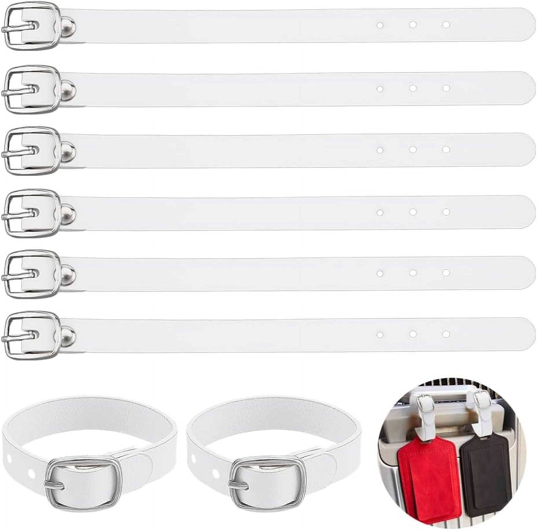 12 Pcs White Kilt Extender Buckle Straps Leather Cuff Belt Buckles 7 ...