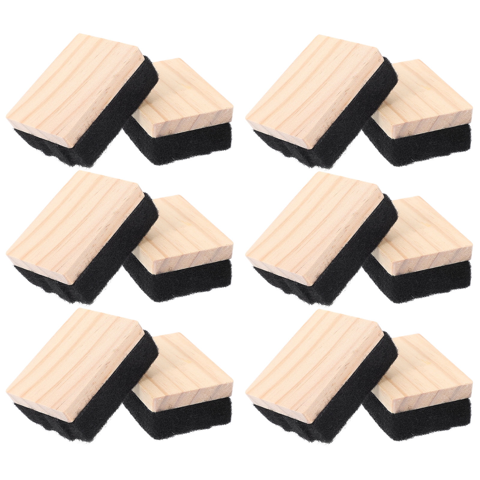 12 Pcs Mini Whiteboard Rubber Chalk Erasers Blackboard - Walmart.com