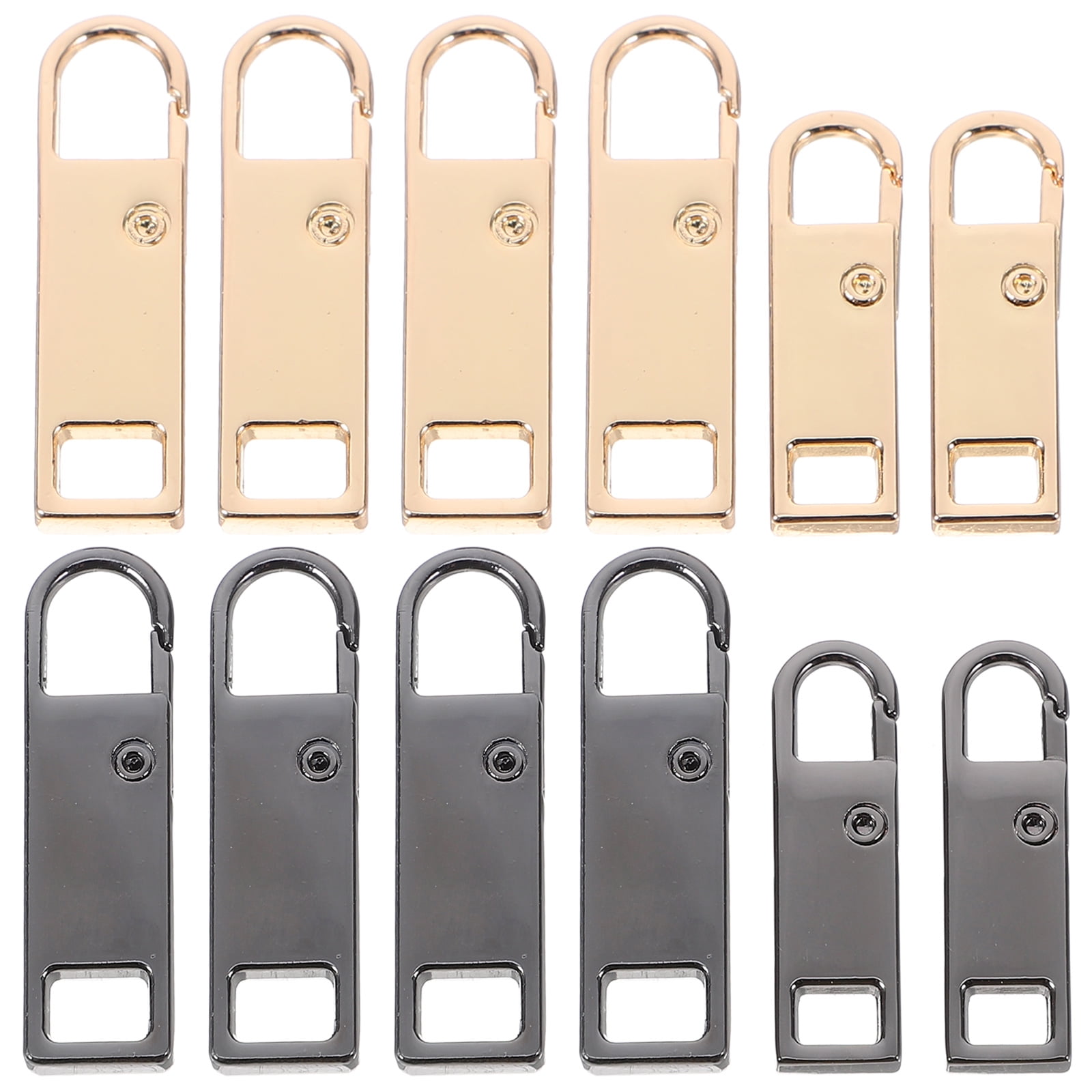 12 Pcs Zipper Replacement Heavy Duty Backpack Detachable Zipper Pull ...