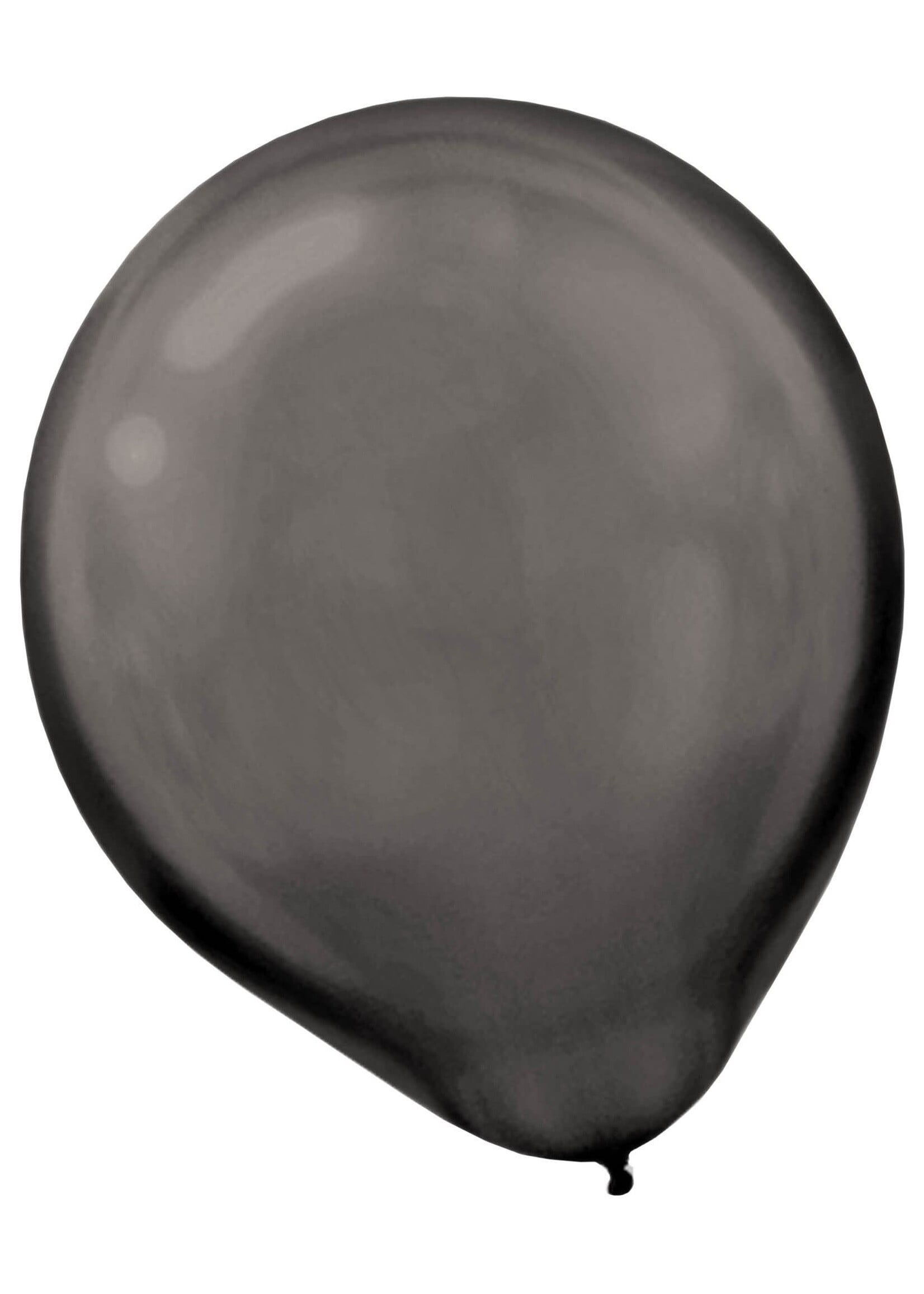 12" Pearlized Black Balloons 15 ct - Walmart.com