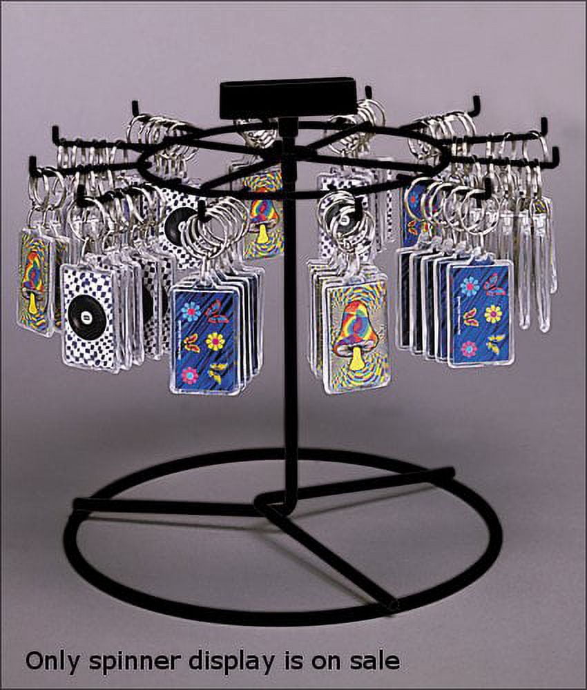 12 Peg Counter Spinner Display 7.25 H x 9.5 Base Inches for Hanging ...