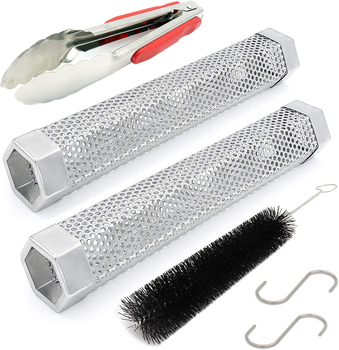 12" Pellet Smoker Tube for pellet Grill 2 Pack Cold Smoker Generator ...