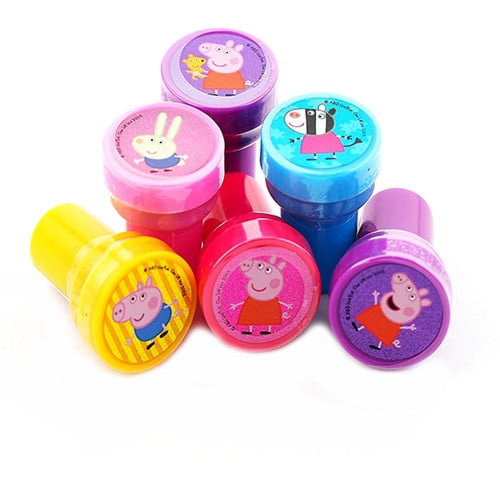 12 Peppa Pig Character Authentic Licensed Self Inking Stampers ...