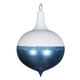 12" Periwinkle Candy/White Glitter Drop - Walmart.com