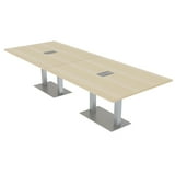 Mayline Medina Conference Table (48"" Round) in Mocha - Walmart.com