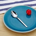 12-Piece 316 Stainless Steel Mirror Polished Coffee & Dessert Spoons ...