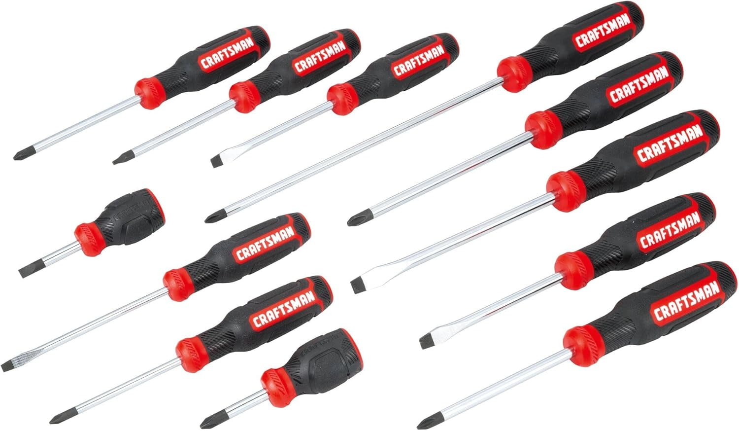 12 Piece Bi-Material Assorted Screwdriver Master Set (CMHT65301 ...
